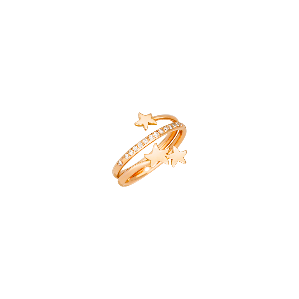 DoDo ring spiral with stars